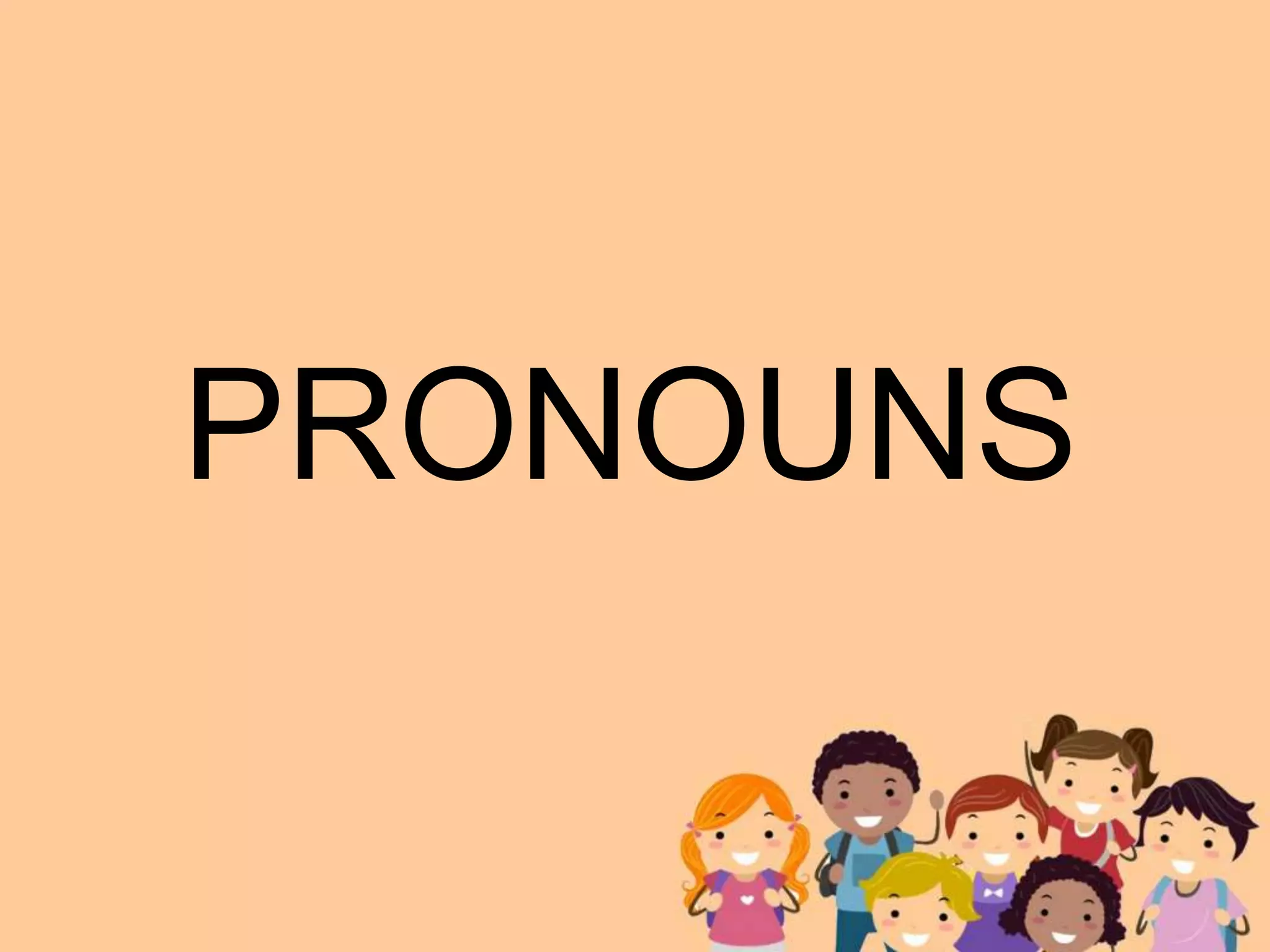 Personal pronouns | PPTX