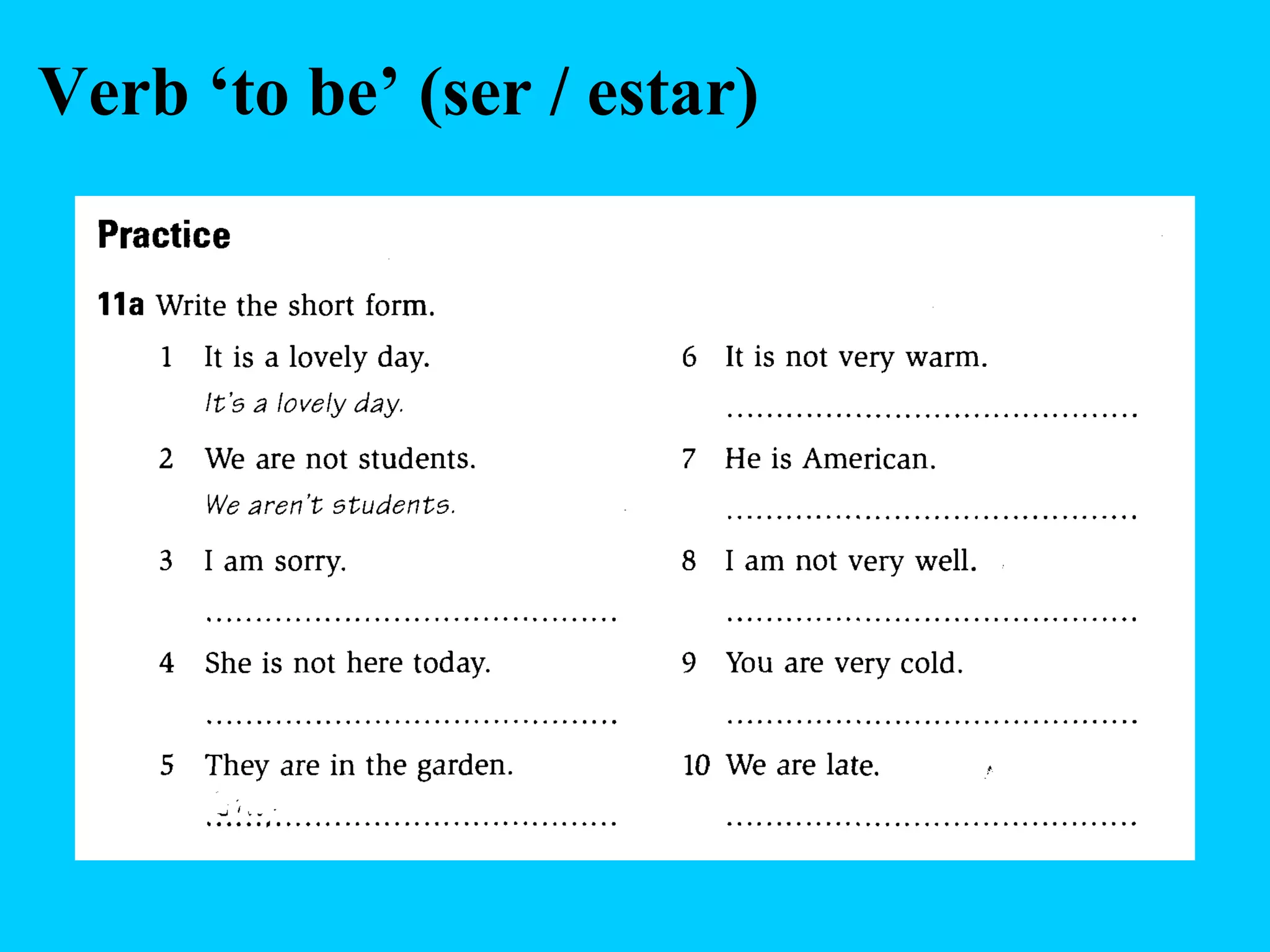 Personal Pronouns & Verb to be | PPT