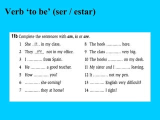 Personal Pronouns & Verb to be | PPT