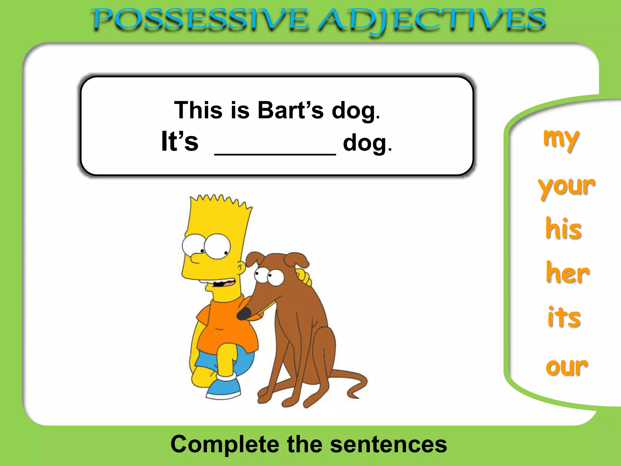 PERSONAL PRONOUNS vs POSSESSIVE ADJECTIVES | PPT