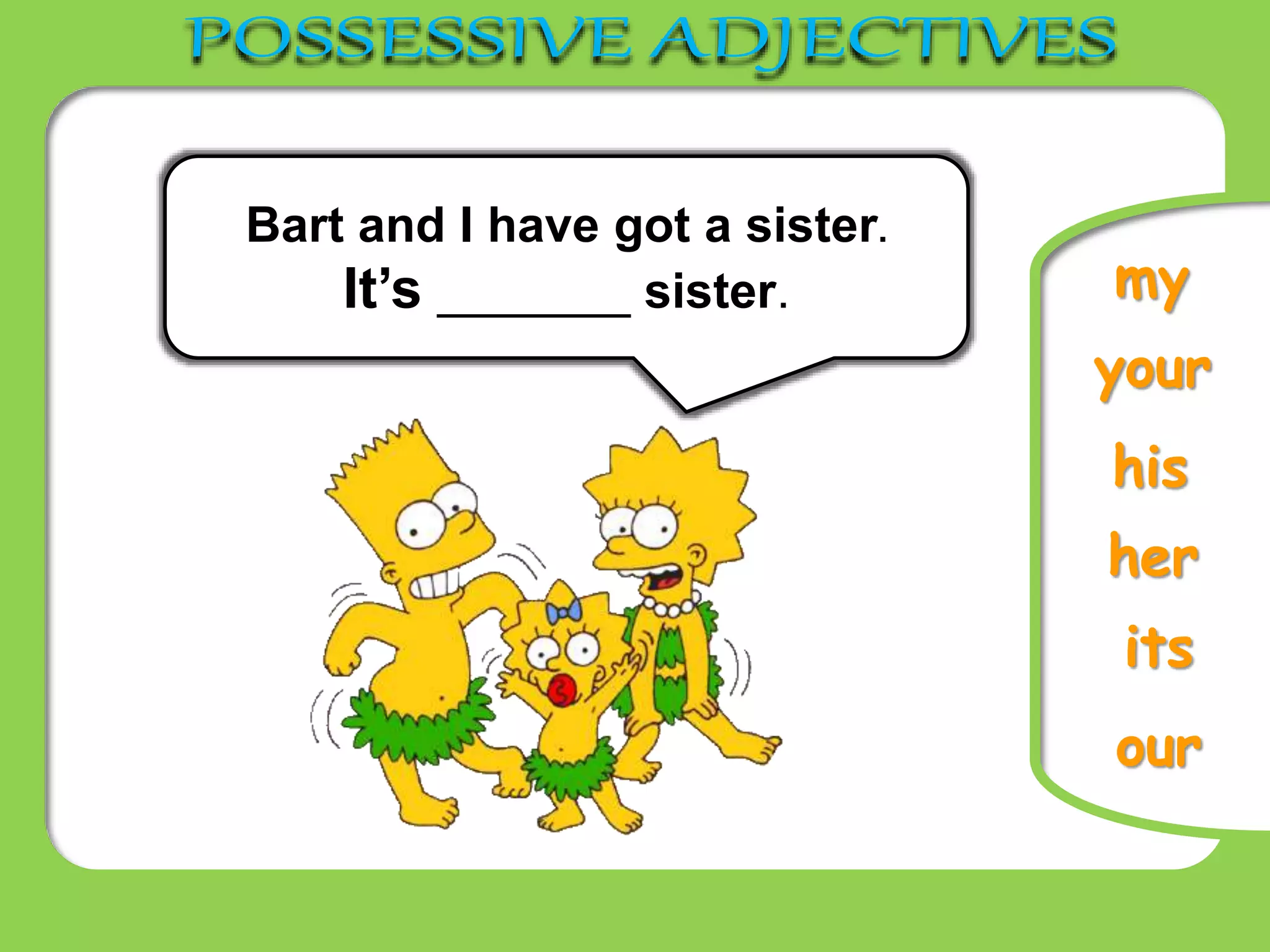 PERSONAL PRONOUNS vs POSSESSIVE ADJECTIVES | PPT