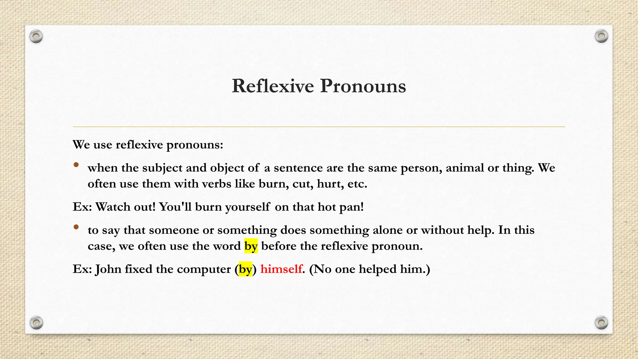 Personal Pronouns - Possessive adjectives and Pronouns.pptx