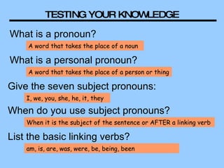 Personal Pronouns[1] | PPT