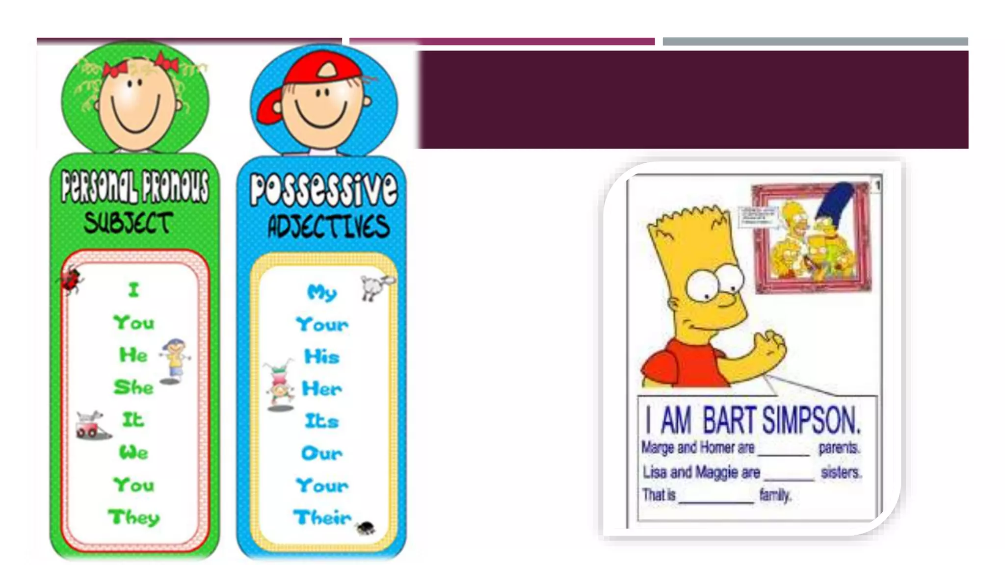 Personal pronouns and possessive adjectives | PPT