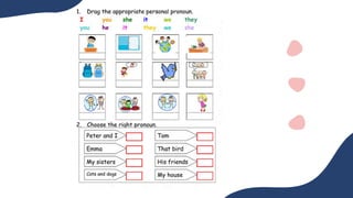 Personal Pronouns and Verb to be - A1 level | PDF