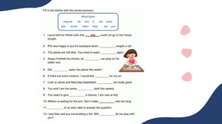 Personal Pronouns and Verb to be - A1 level | PDF