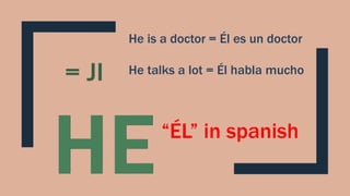 Personal pronouns completo | PPTX