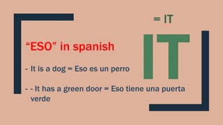 Personal pronouns completo | PPTX