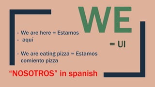 Personal pronouns completo | PPTX