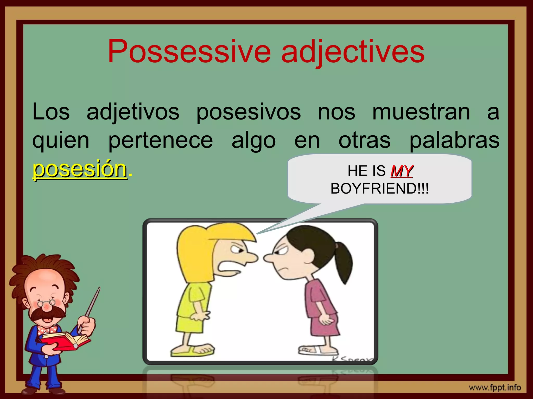 Personal pronouns & possessive adjectives | PPT