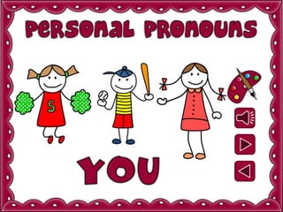 Personal pronouns presentation | PPT