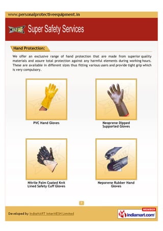 Super Safety Services, Mumbai, Personal Protective Equipment | PDF