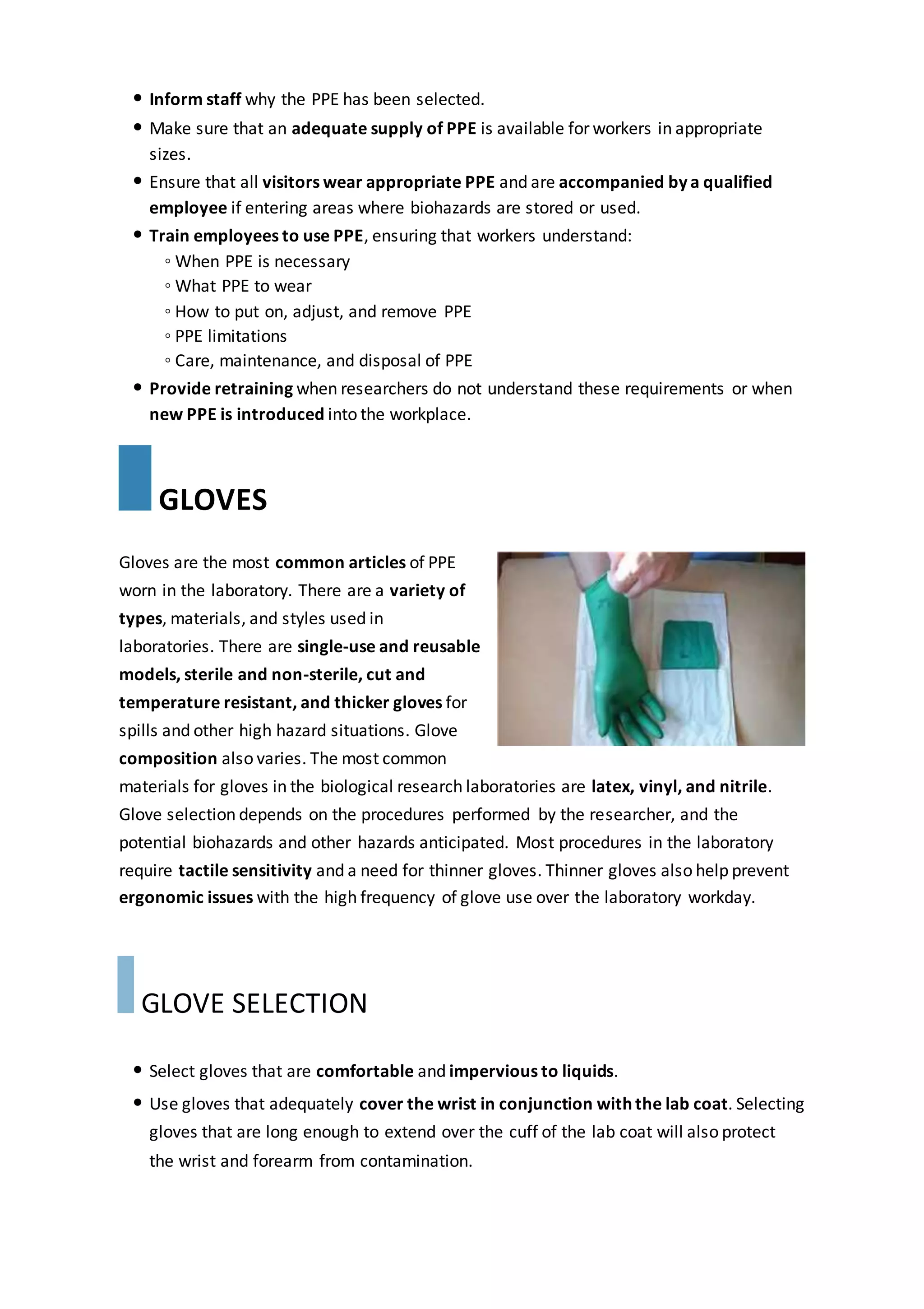 Personal protective equipment | DOCX