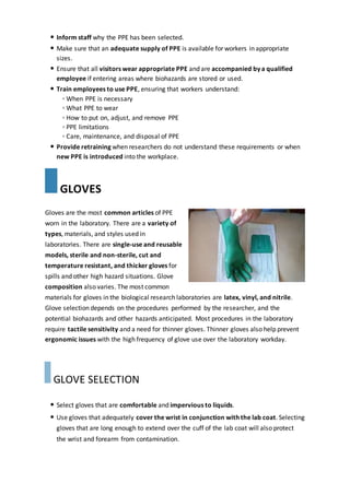 Personal protective equipment | PDF