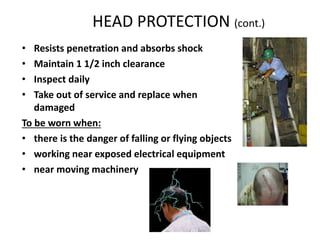 Personal Protective Equipment.pptx useful for construction | PPTX