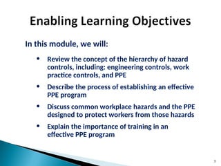 presentation of Personal Protective Equipment | PPT