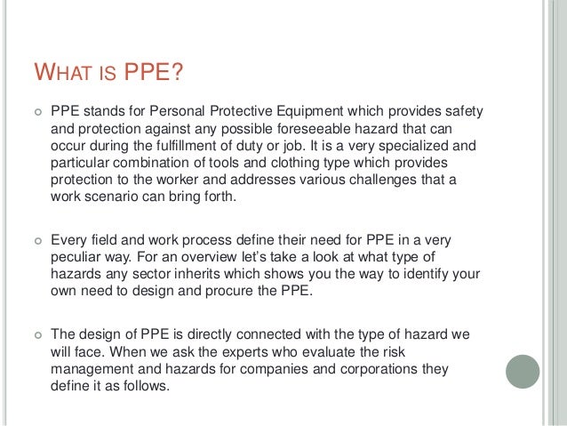Personal Protective Equipment: How to Choose the Quality PPE in 2021 | PPTX