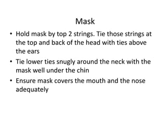 Personal protective equipments (ppe) | PPTX