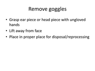 Personal protective equipments (ppe) | PPTX