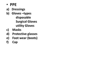 Personal protective equipments (ppe) | PPTX