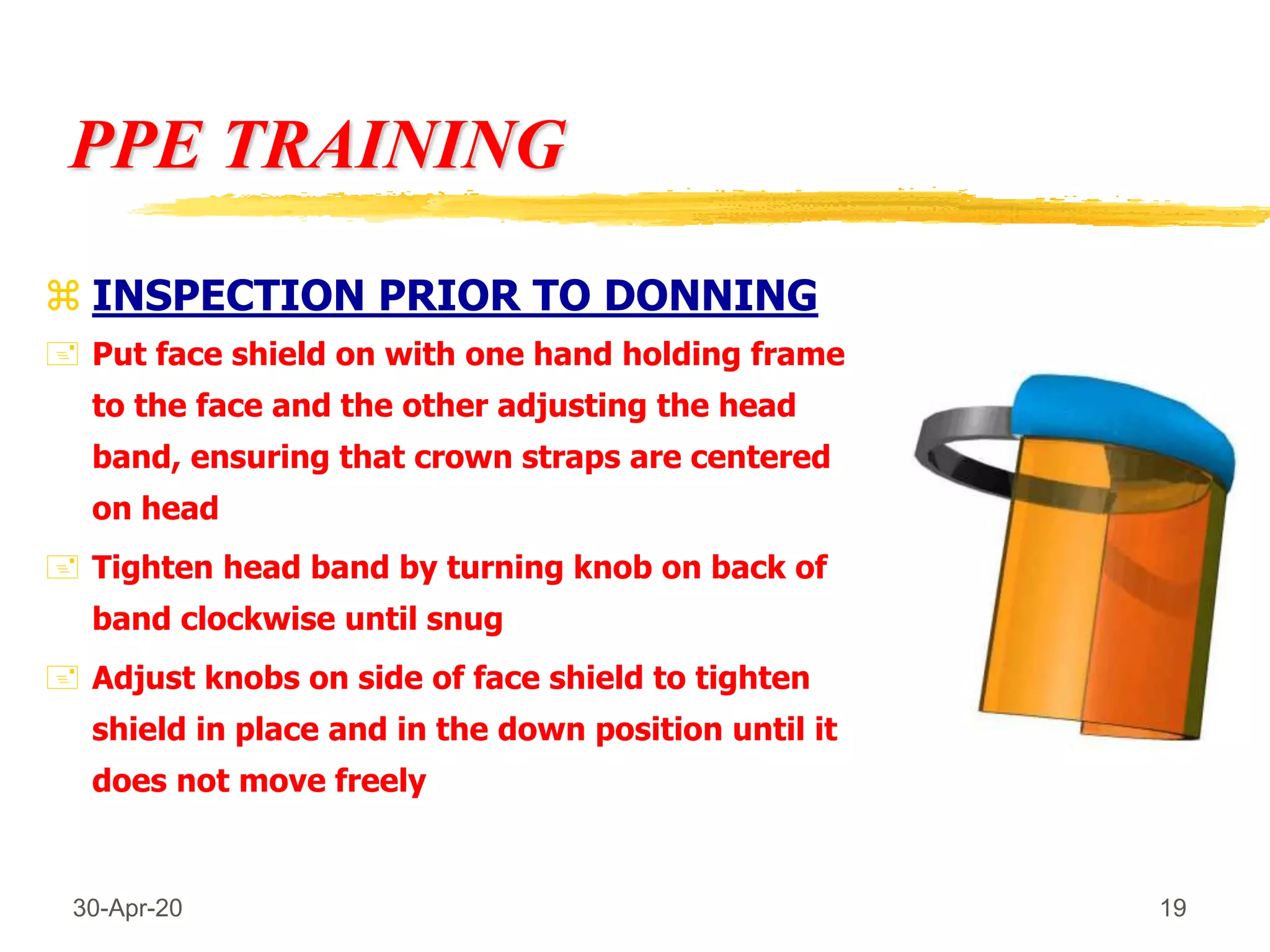 Personal protective equipment training | PPT