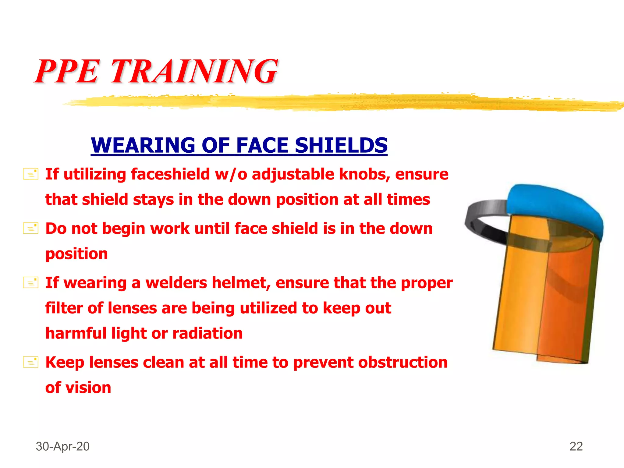 Personal protective equipment training | PPT