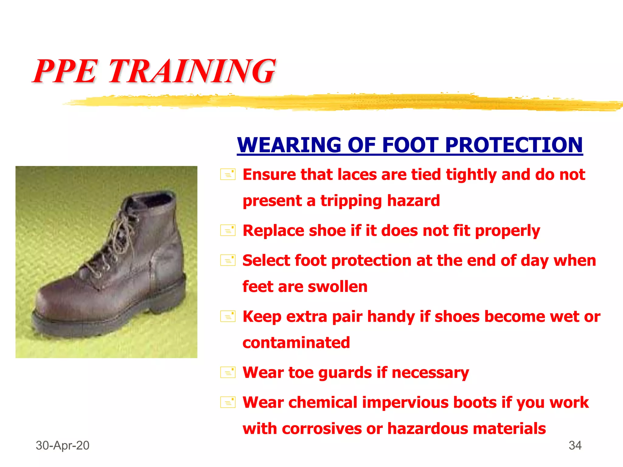 Personal protective equipment training | PPT