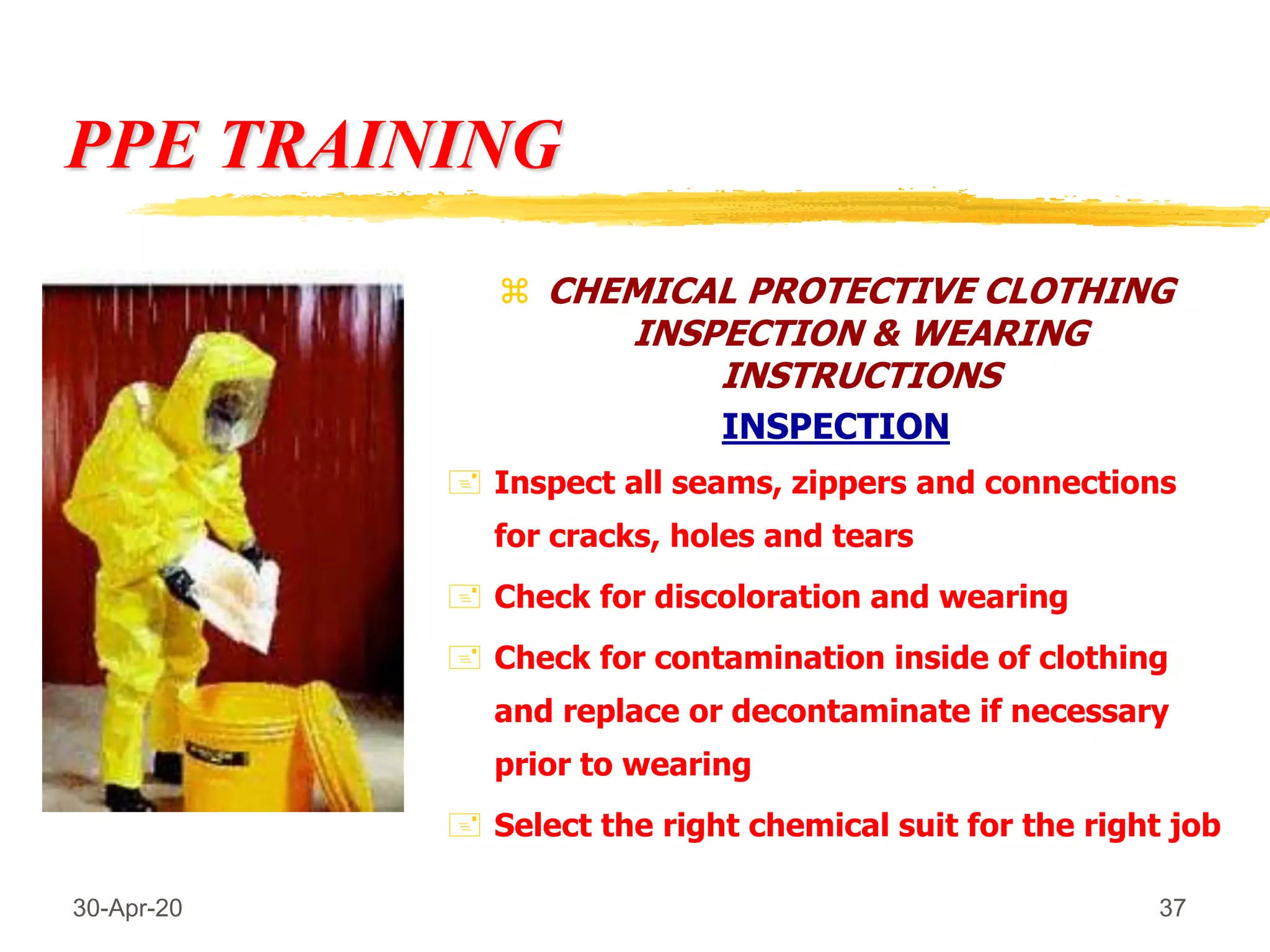Personal protective equipment training | PPT