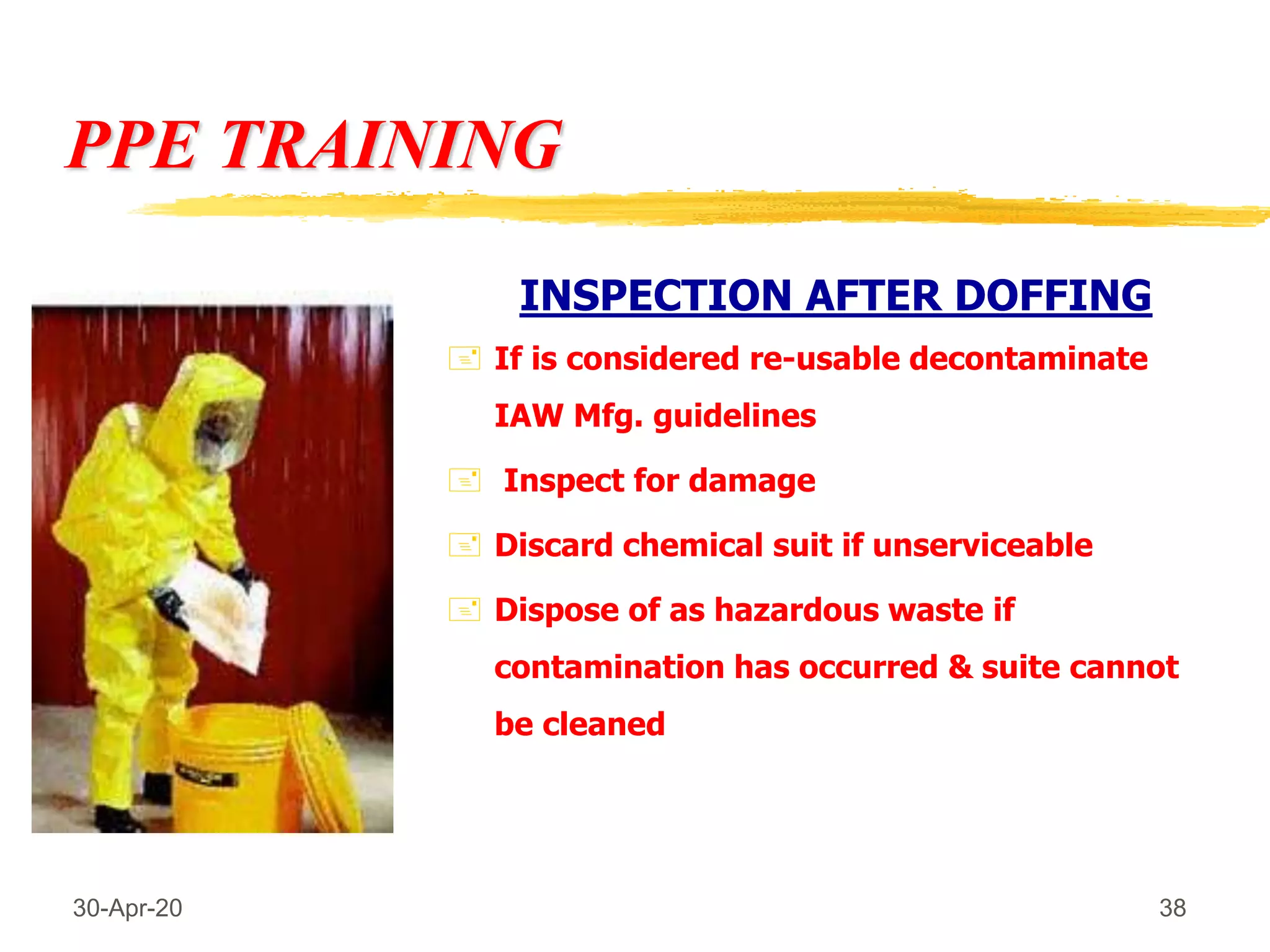Personal protective equipment training | PPT