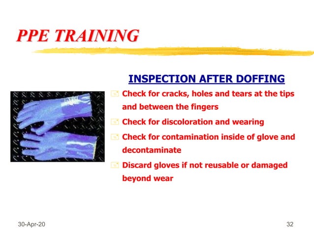 Personal protective equipment training | PPT
