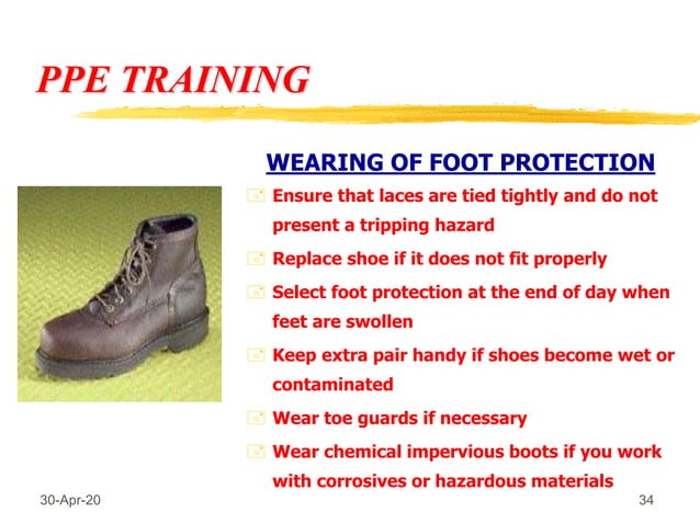 Personal protective equipment training | PPT