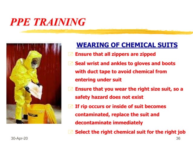 Personal protective equipment training | PPT