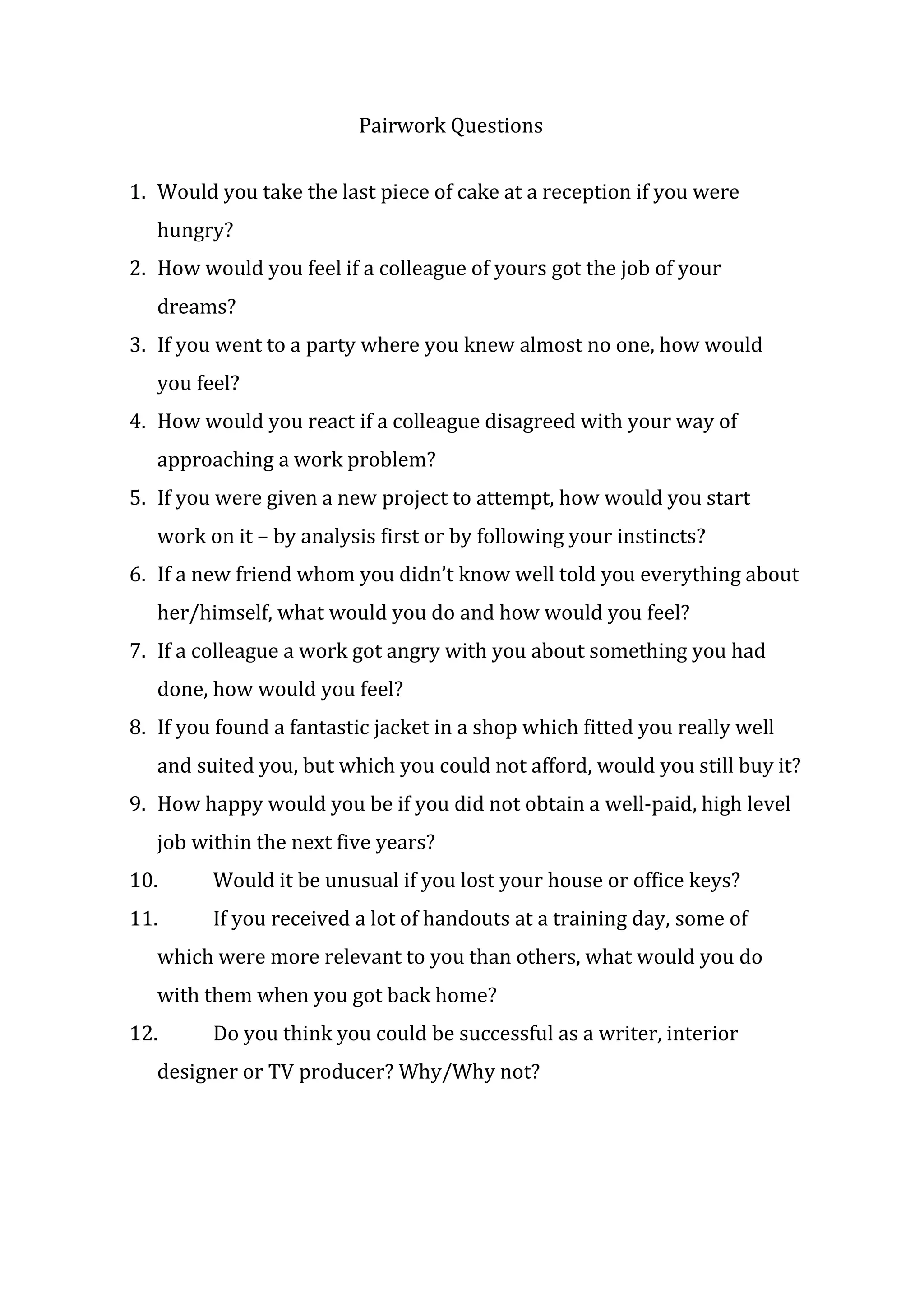 Personal qualities | DOCX