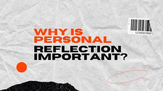 Personal Reflection.pdf | Educational Assessment | Education
