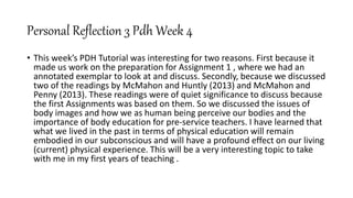 Personal reflection | PPTX