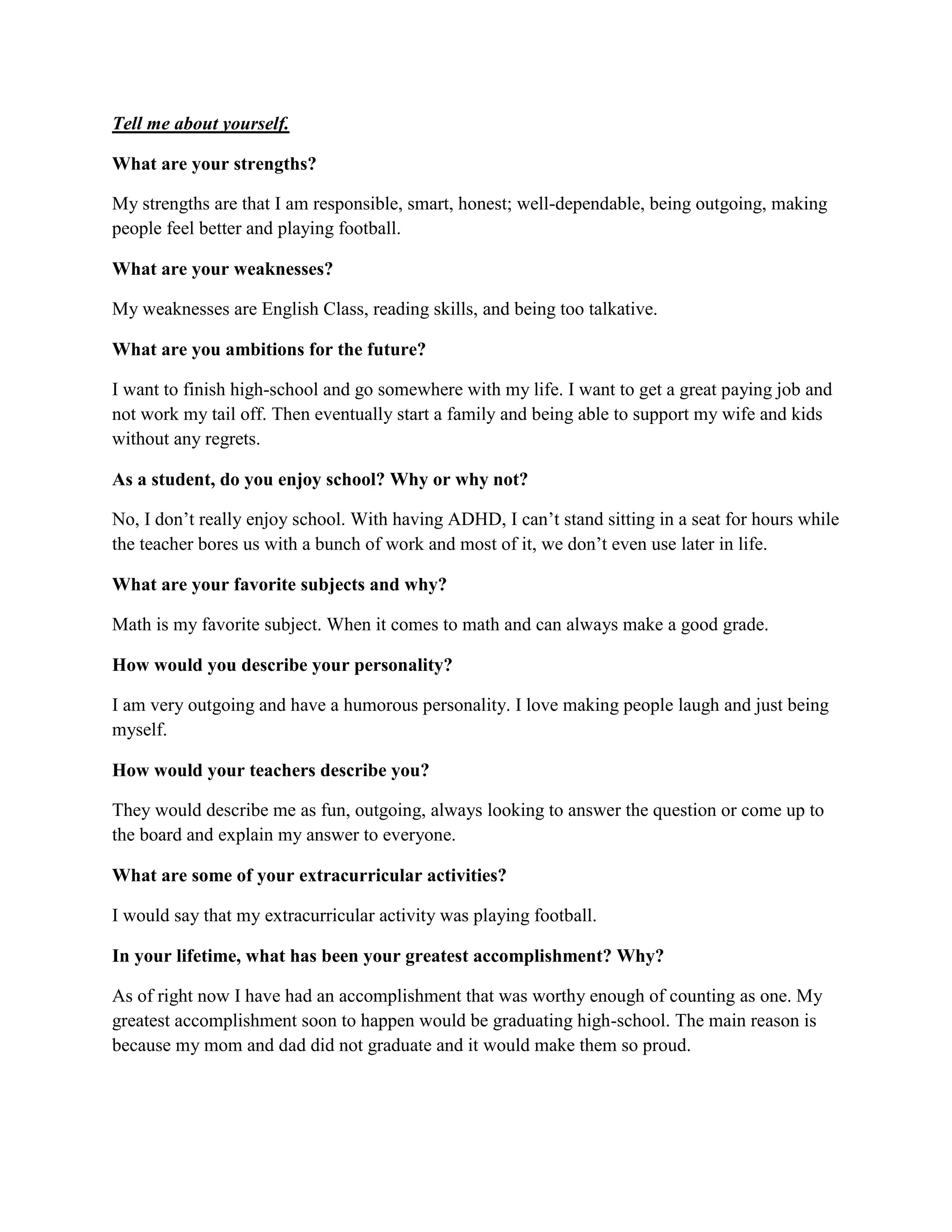 Personal reflection for graduation project | PDF