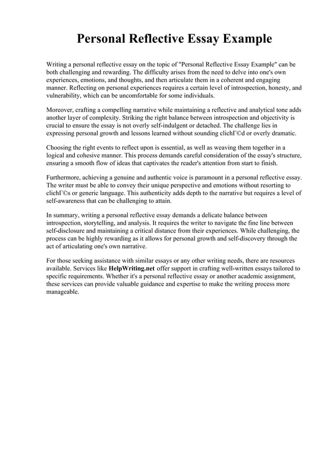 Personal Reflective Essay Example.pdf