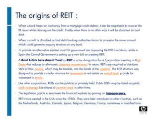 SOCIMI REIT IT Solution | PDF | Business Accounting & Finance | Business