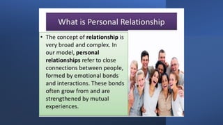 Personal relationships | PPT