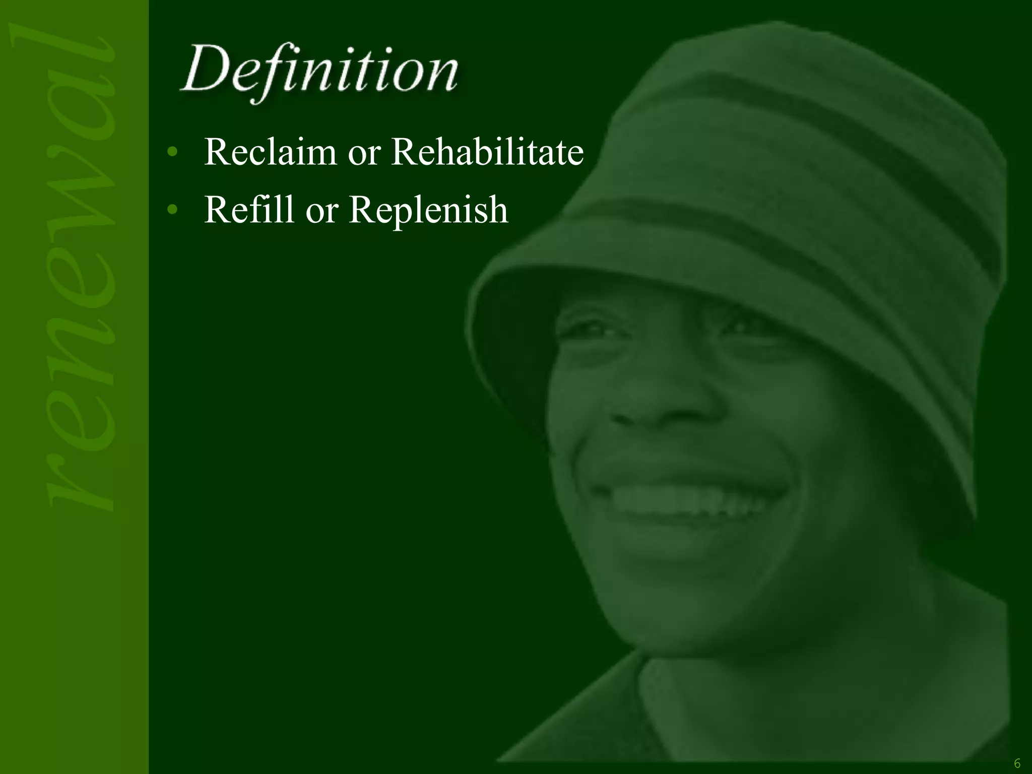 The Cycle of Renewal | PDF