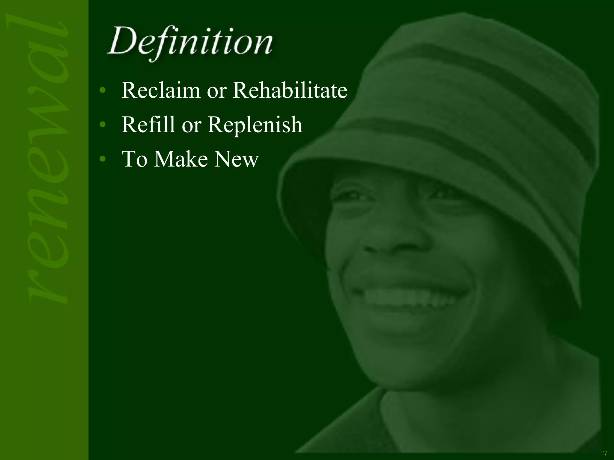 The Cycle of Renewal | PDF