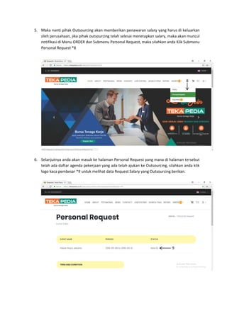 Personal request job | PDF