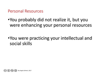 Personal resources | PPTX