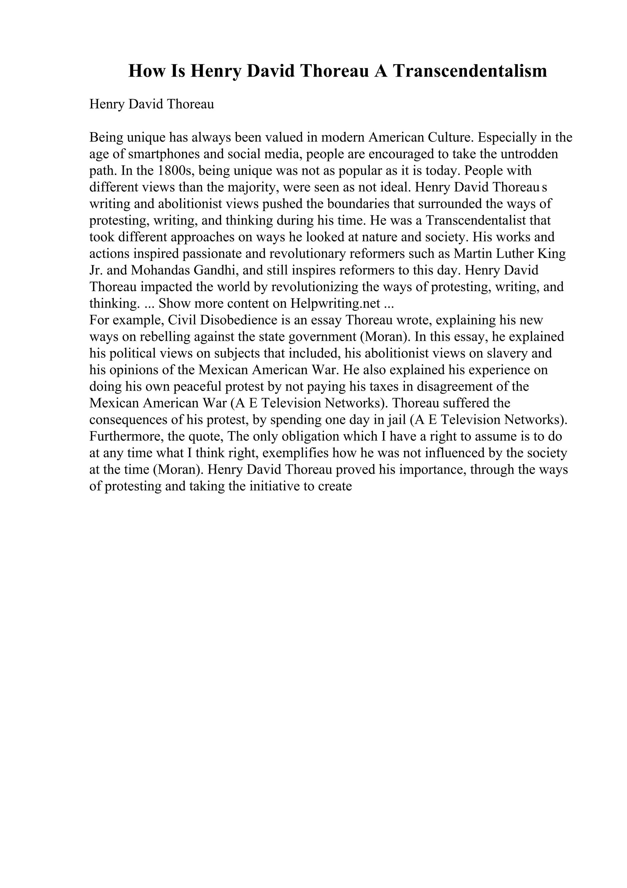 Personal Response Essay Examples | PDF