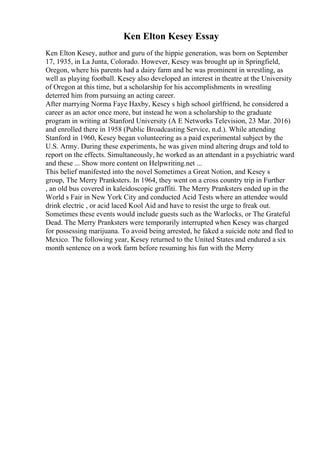 Personal Response Essay Examples | PDF