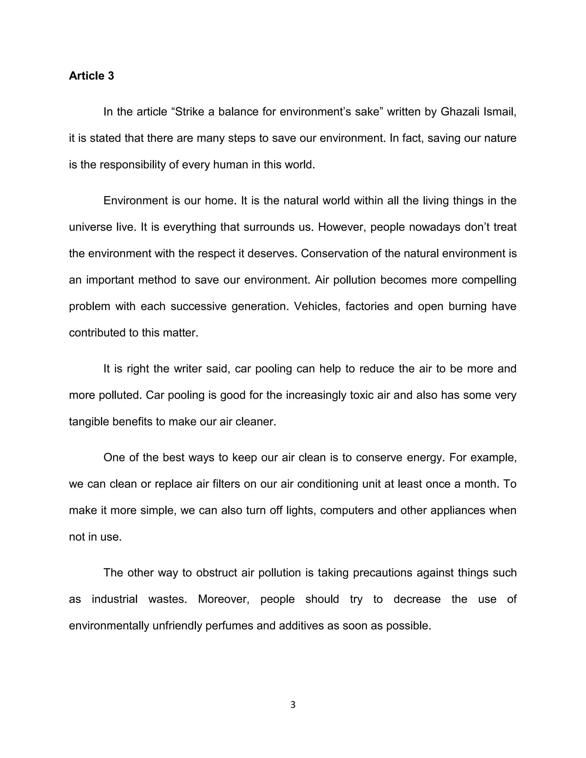 Essay On Personal Response | DOCX