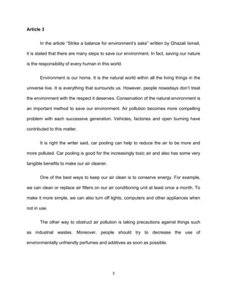 Essay On Personal Response | DOCX