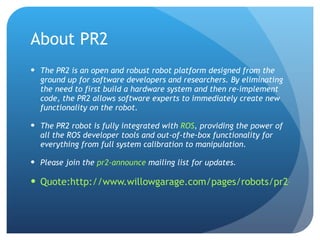 Personal robot industry | PPT