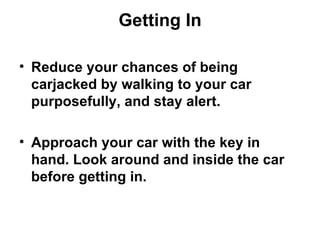 Personal Safety | PPT