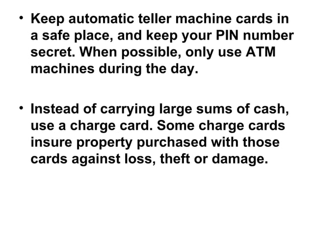 Personal Safety | PPT